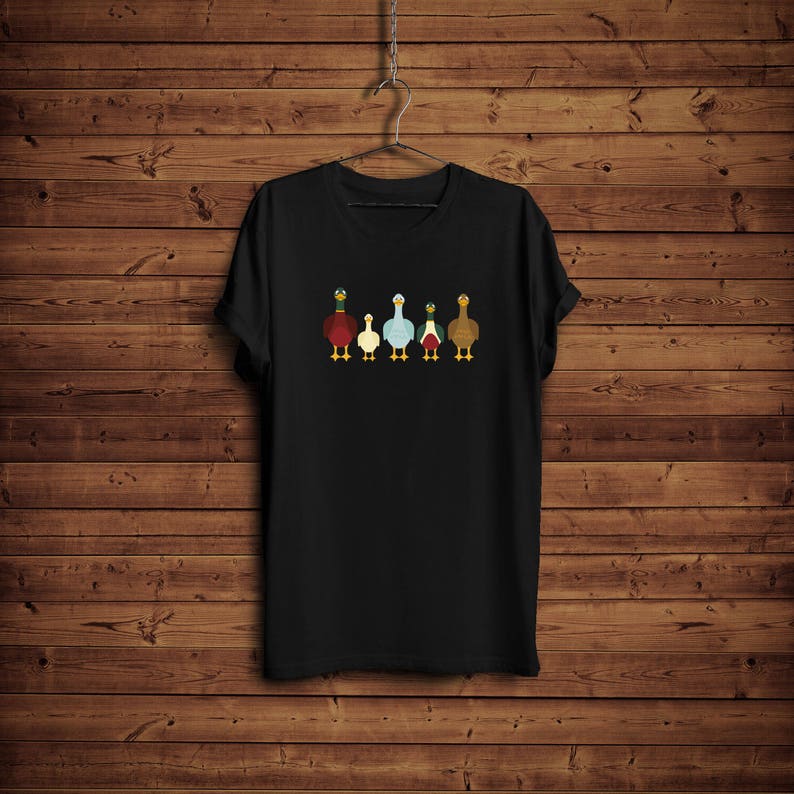 Duck Shirt/ Funny Ducks T-shirt/ Ducks in a Row Shirt/ Cute - Etsy