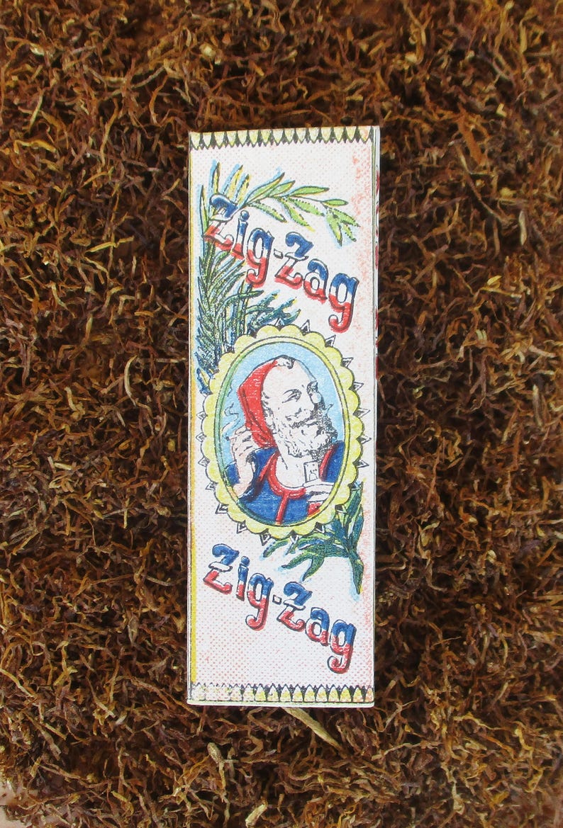 Vintage Zig Zag Tobacco Cigarette Rolling Paper Packet. Smoke - Etsy