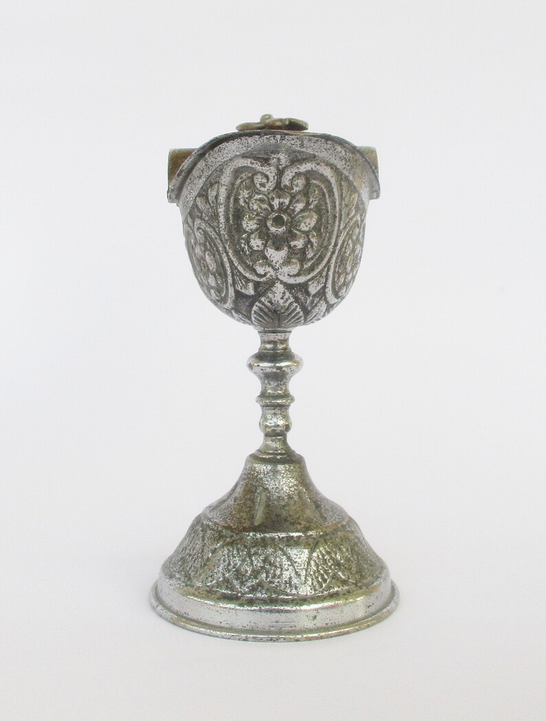 Antique Religious Chromed Brass Altar Incense Vessel Boat - Etsy