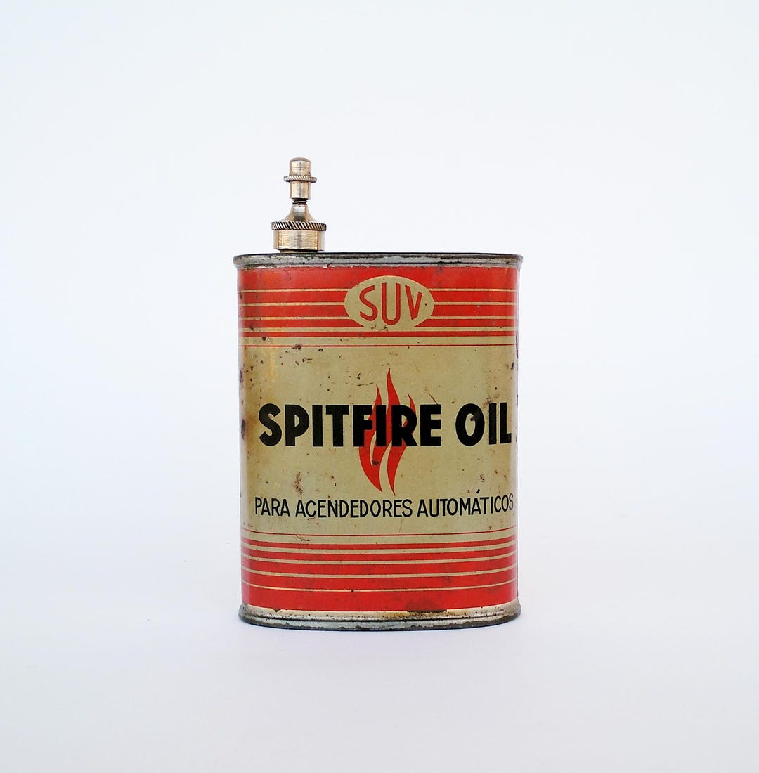 Antique SUV Spitfire Oil Small Tin Can. Petroliana. Collectible - Etsy