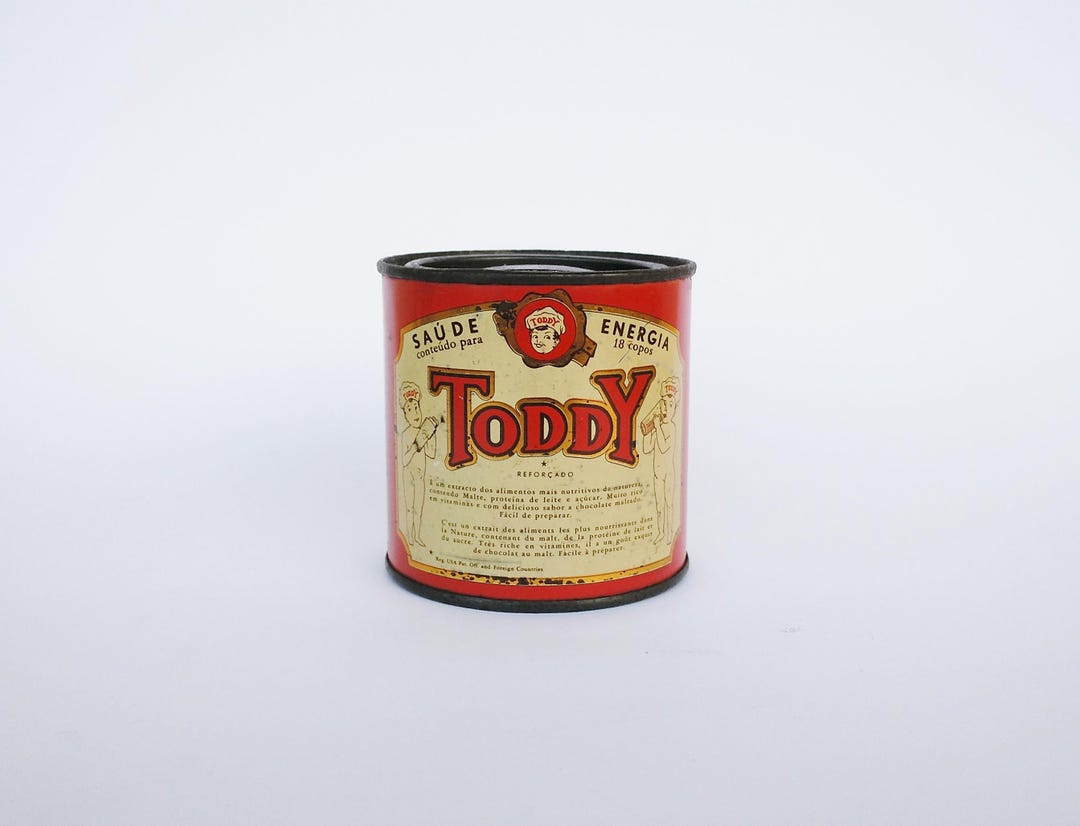 Vintage Chocolate Drink Mix Chocolate Milk Powder Toddy Can Tin Box ...