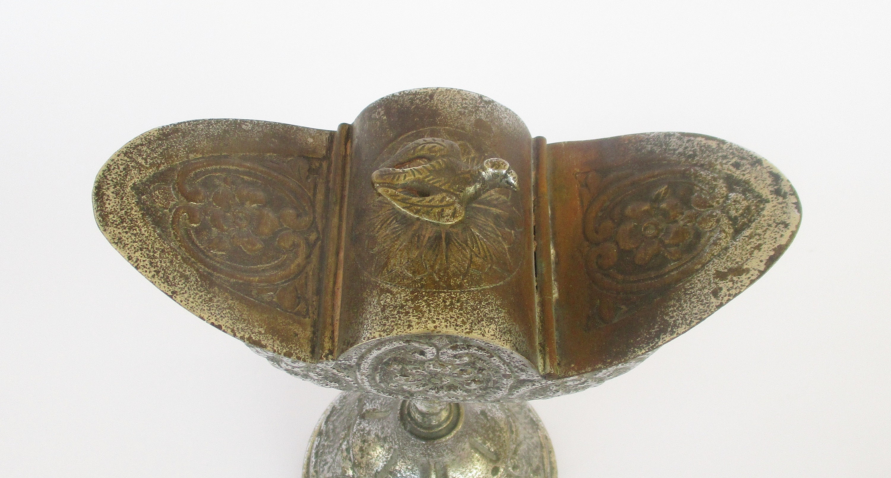 Antique Religious Chromed Brass Altar Incense Vessel Boat - Etsy