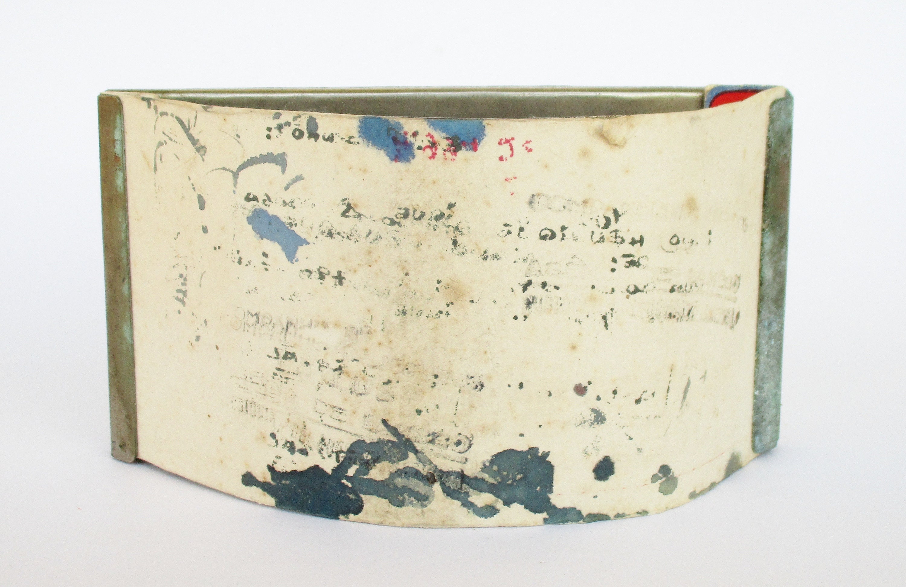 Antique Art Deco Green Glass and Chromed Brass Ink Blotter | Etsy