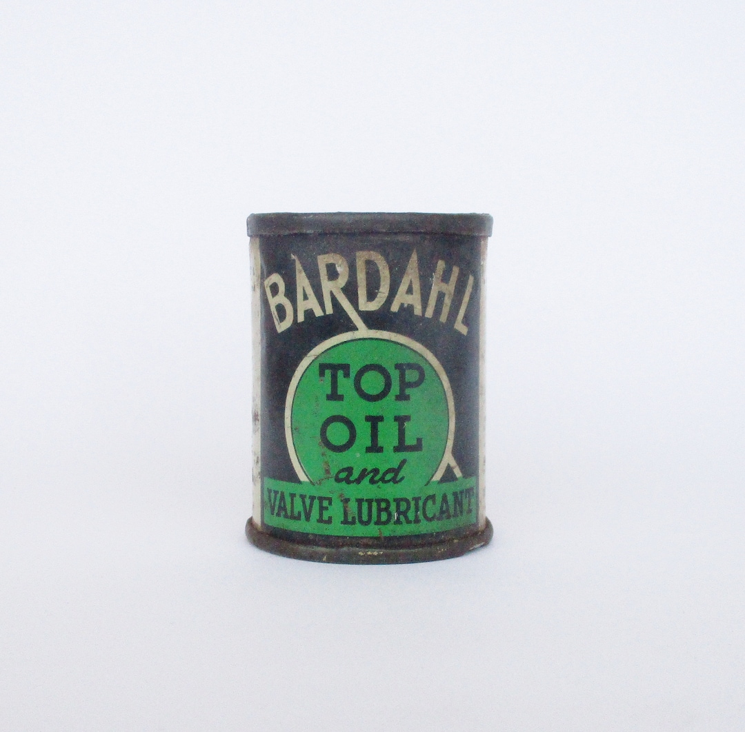 Vintage Bardahl Top Oil and Valve Lubricant Can Tin. Petroliana ...