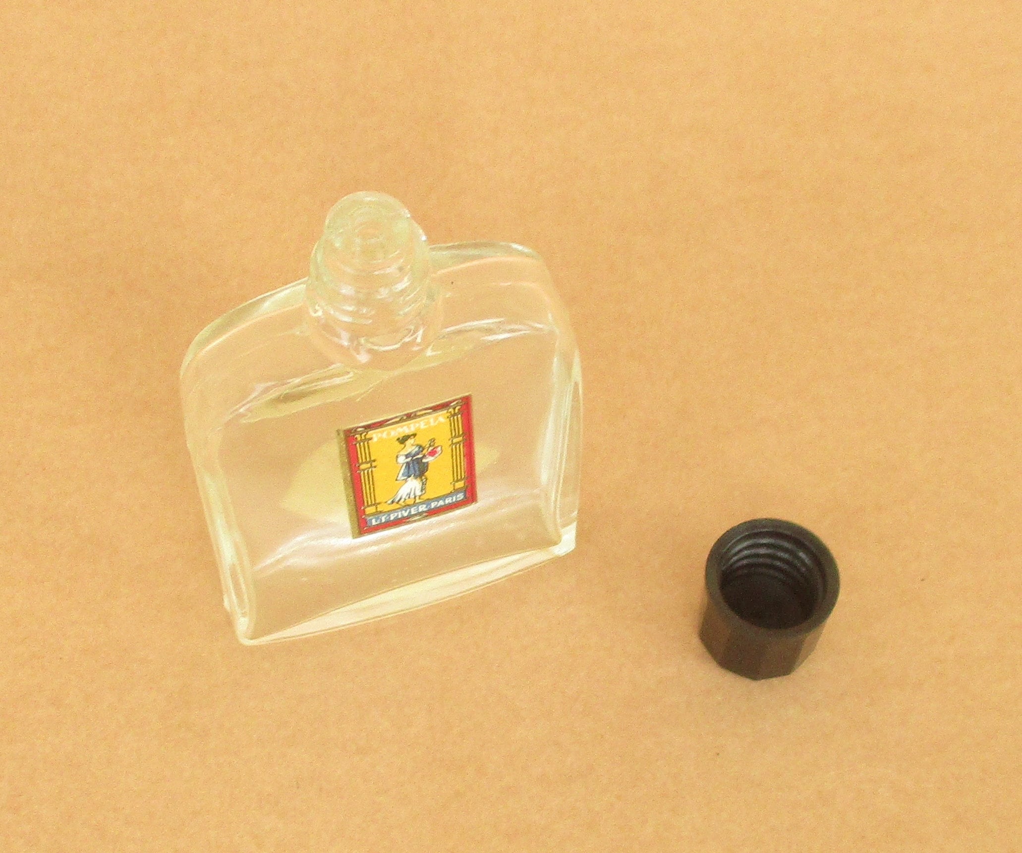 Vintage French L.T. Piver Paris Pompeia Perfume Glass Little | Etsy