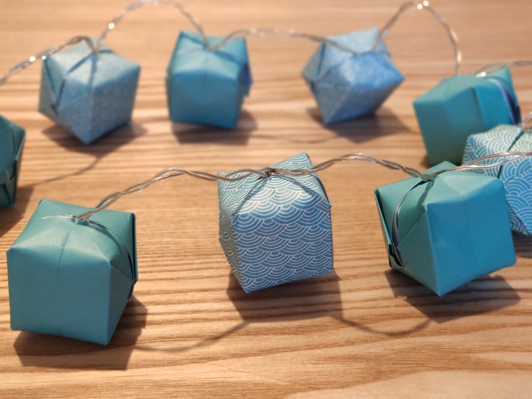 Origami Cubes String Light - Etsy