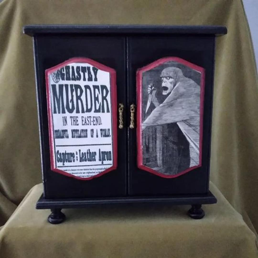Jack the Ripper Jewelry Box, Gift for True Crime, Jack the Ripper ...