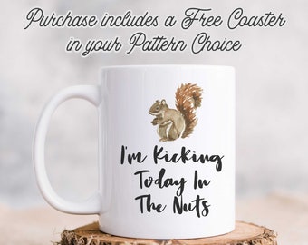 Mugs Kick Today in the Nuts - Etsy