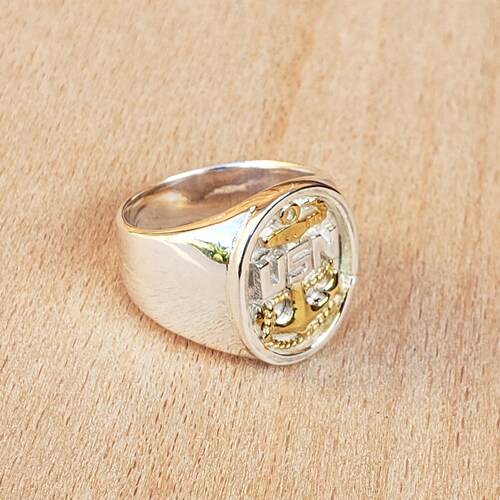 Vintage WWII Usa Us Navy MILITARY Sterling Silver Ring - Etsy