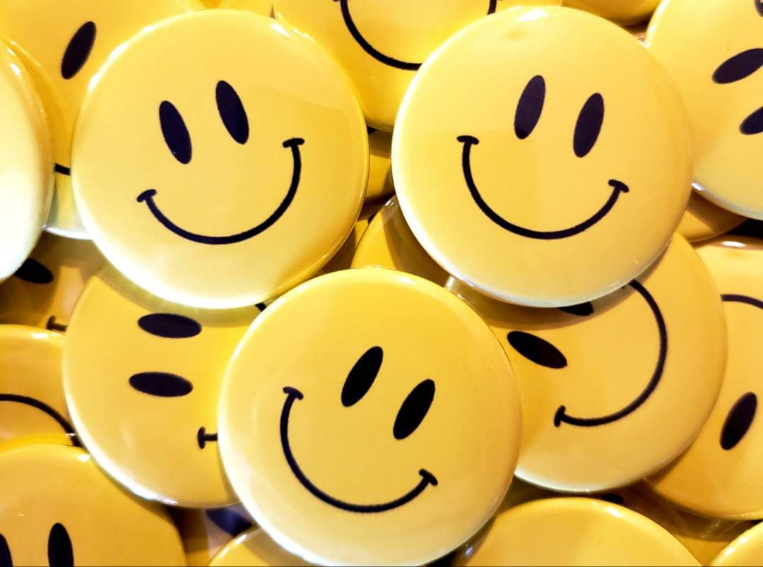 Smiley Face Pin Buttons 1-1/2 Inch 1 Free Gift - Etsy