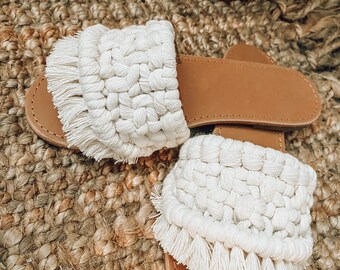 Macrame Sandals - Etsy