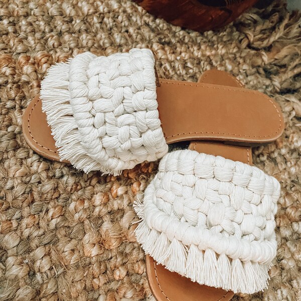 Macrame Sandals - Etsy