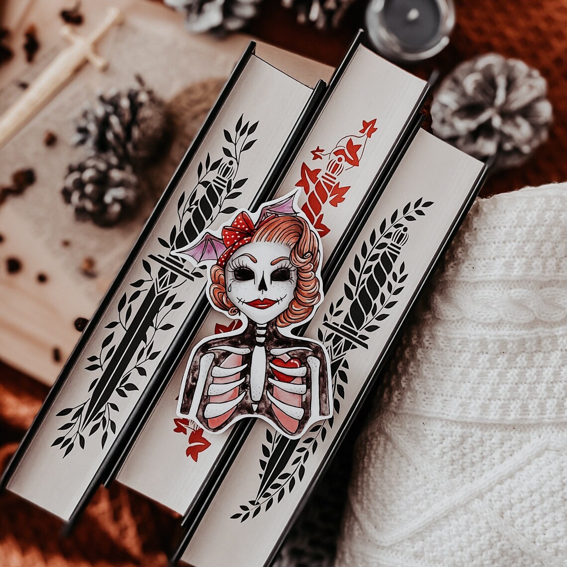 Pin up Skeleton Vinyl Sticker Skeleton Girl Sticker Pin up - Etsy Canada