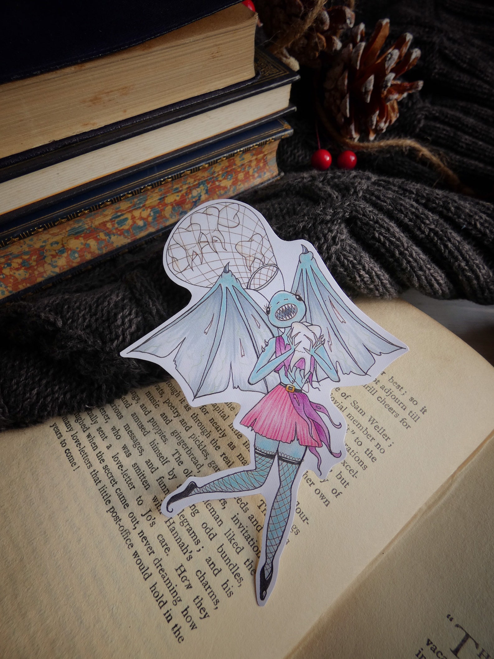 Tooth Fairy Vinyl Sticker Creepy Tooth Fairy Scary Tooth - Etsy Hong Kong