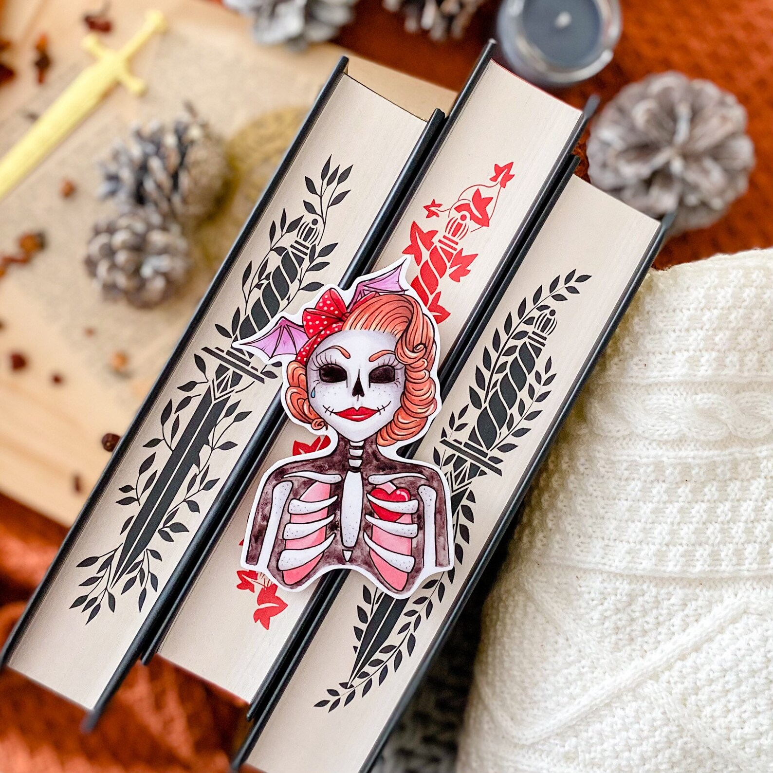 Pin up Skeleton Vinyl Sticker Skeleton Girl Sticker Pin up - Etsy Canada
