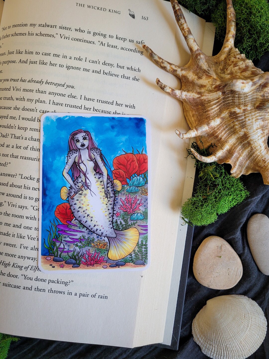 Puffer Fish Mermaid Sticker, Blow Fish Mermaid Decal, Creepy Mermaid ...