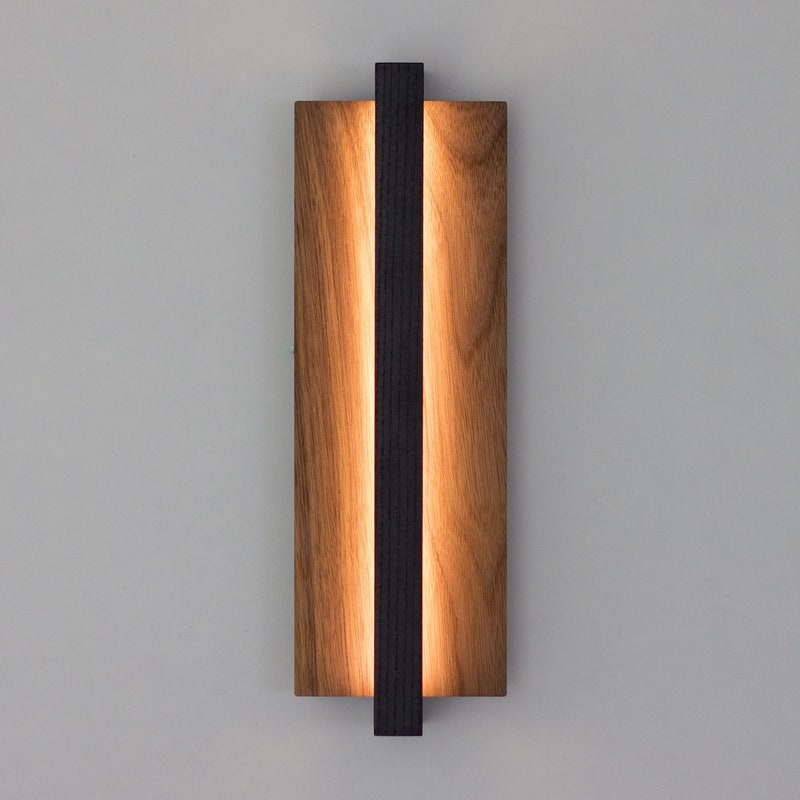 Wooden Wall Sconce - Etsy