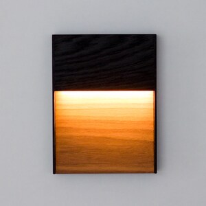 Walnut Amberlight - LED Wall Light - Etsy