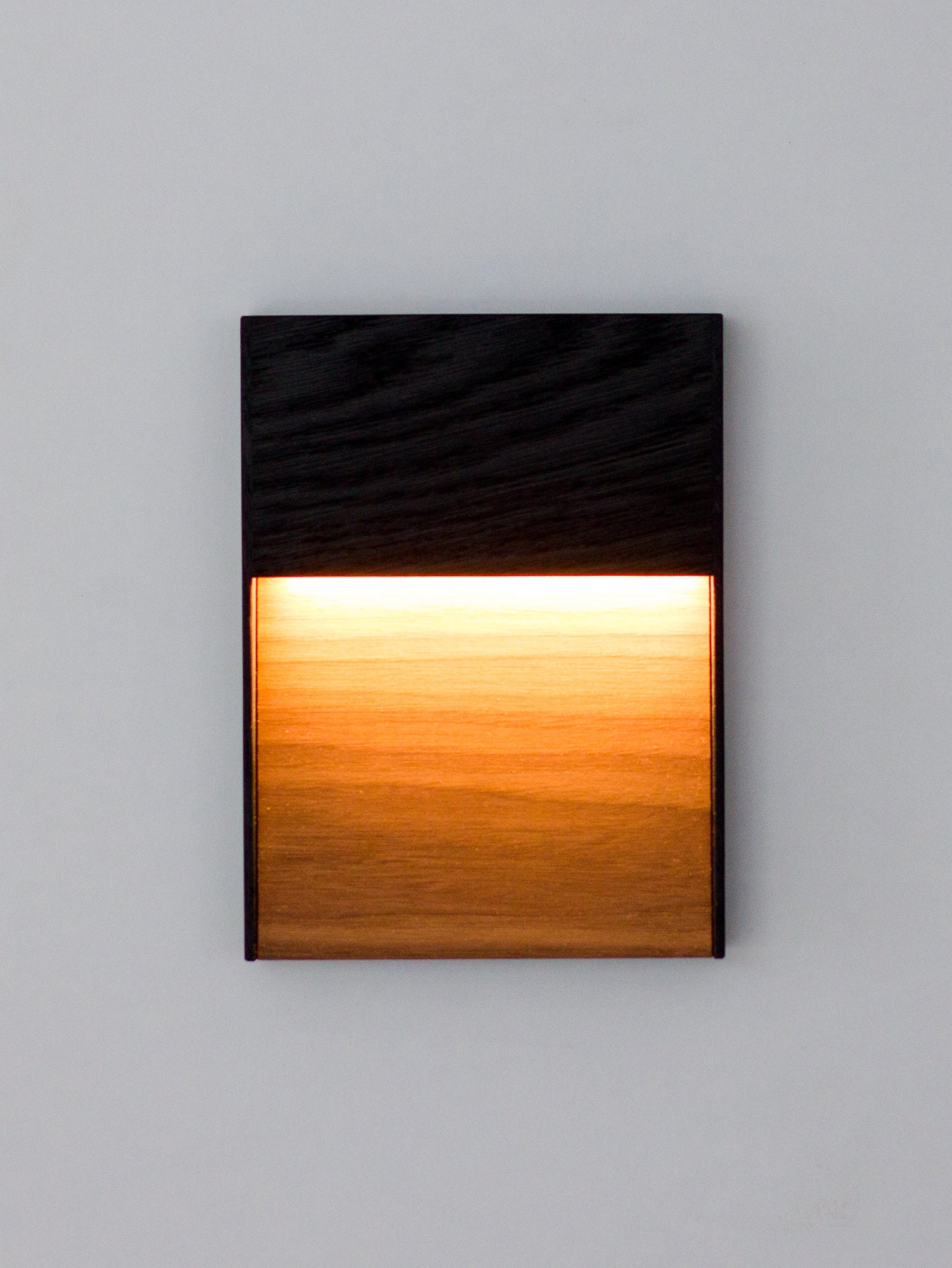 Walnut Amberlight - LED Wall Light - Etsy