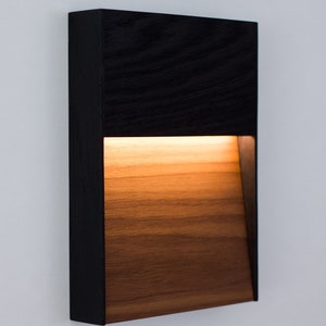 Walnut Amberlight - LED Wall Light - Etsy