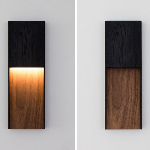 Walnut Wall Light LUXO - Etsy