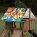 Heavy Duty 15 Oz Custom Retro Flower Replacement Tarp \ Canopy for ...