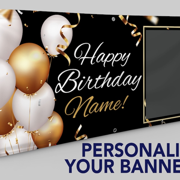 Birthday Banner Personalized - Etsy