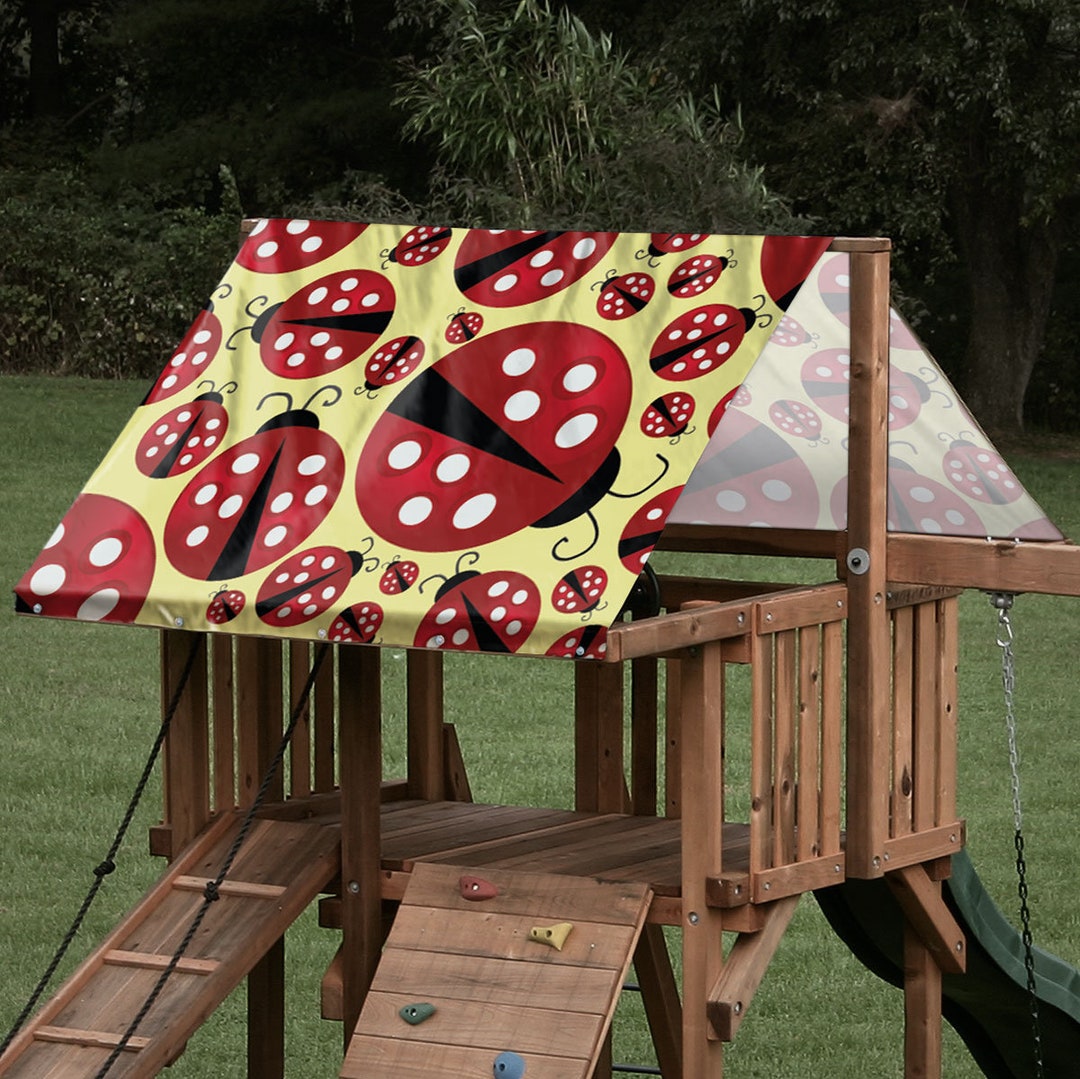 Heavy Duty 15 Oz Custom Lady Bug Replacement Tarp \ Canopy for Outdoor ...