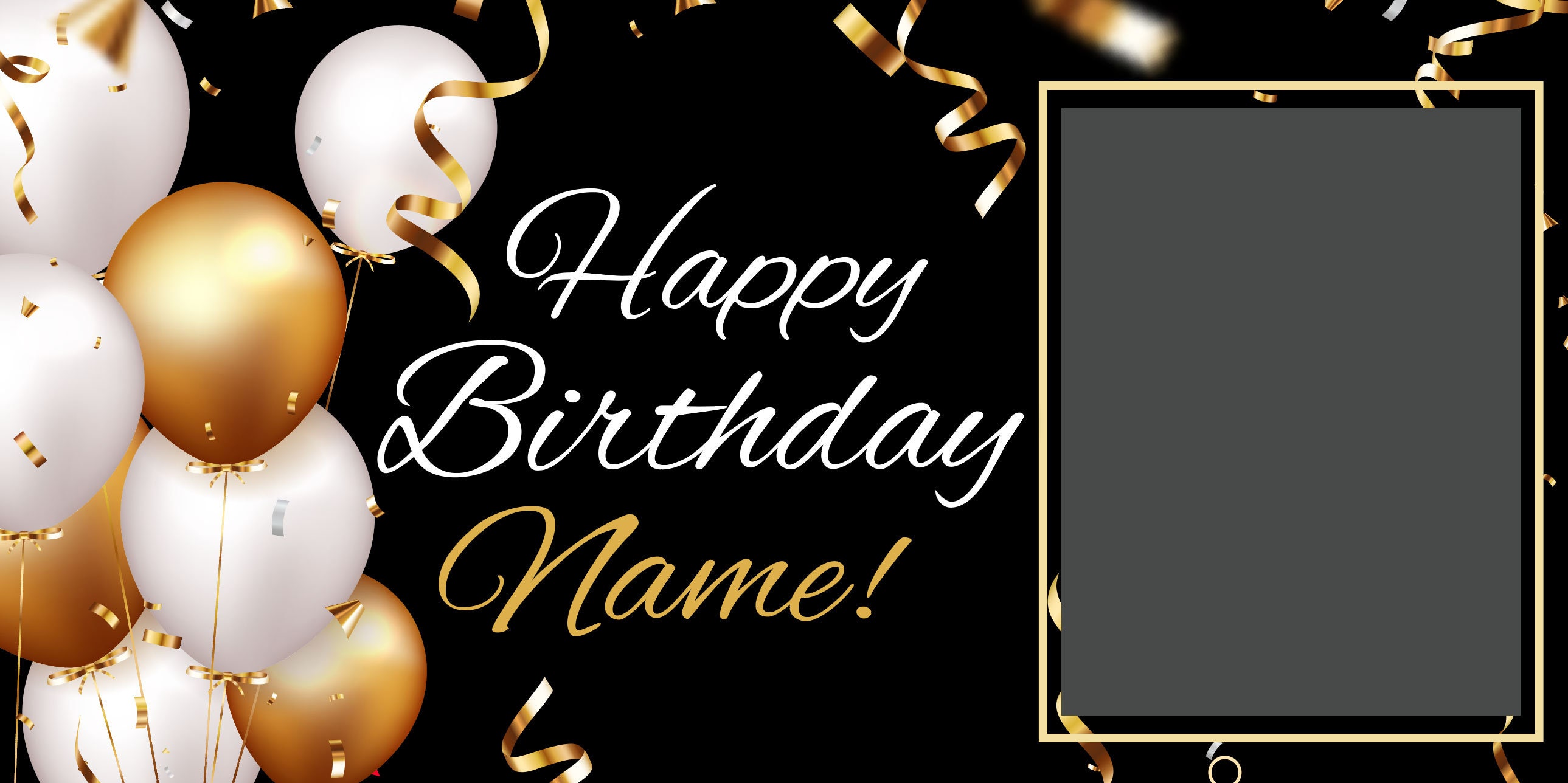 Personalized Custom Birthday 13oz Indoor/outdoor Vinyl Banner: Multiple ...
