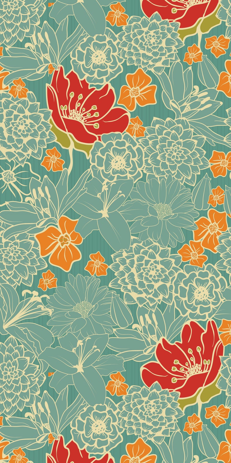 Heavy Duty 15 Oz Custom Nouveau Flower Tarp Canopy for | Etsy