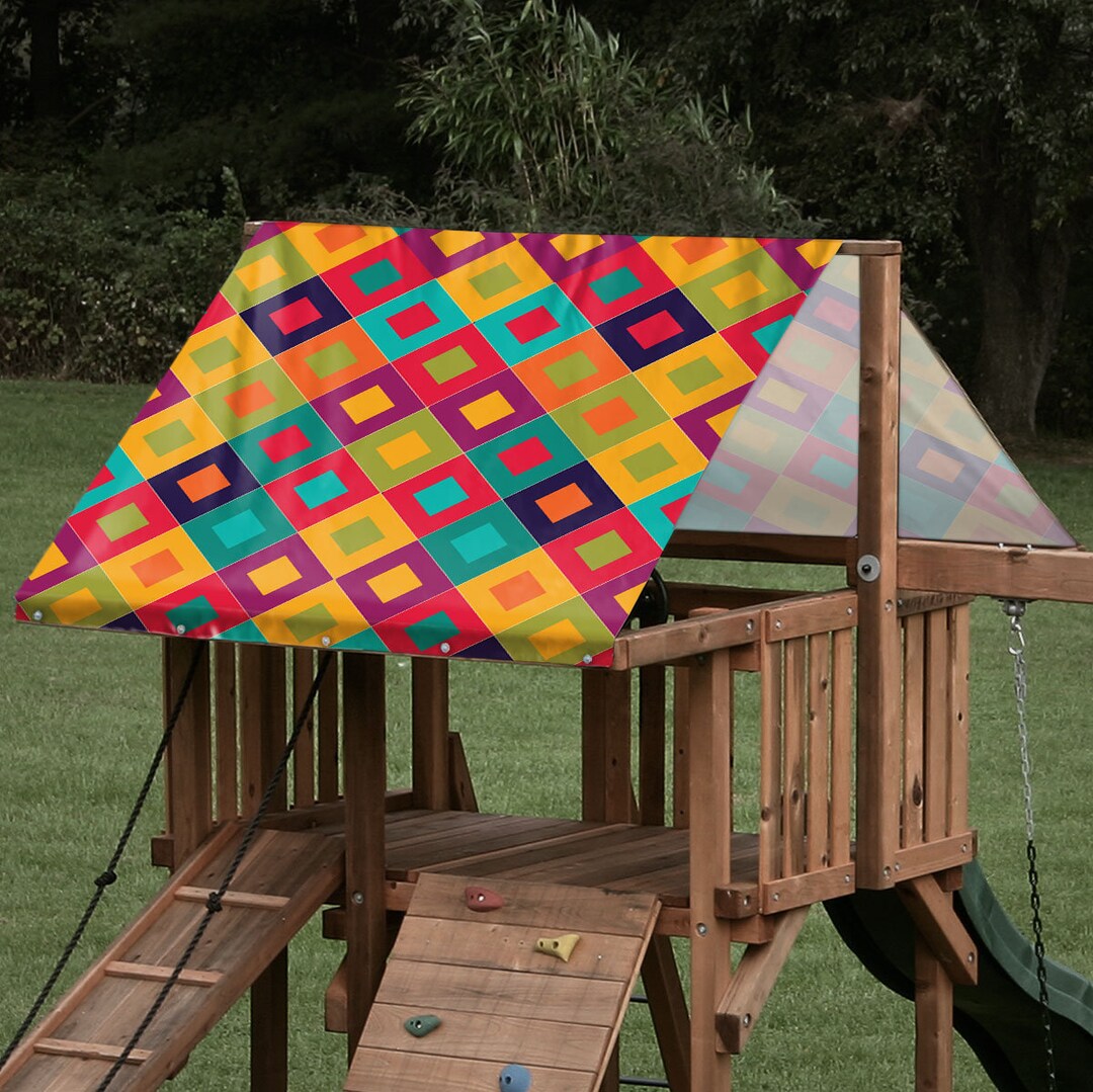 Heavy Duty 15 Oz Custom Double Diamond Replacement Tarp \ Canopy for ...