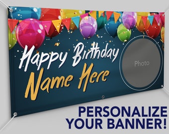Outdoor Birthday Banner - Etsy
