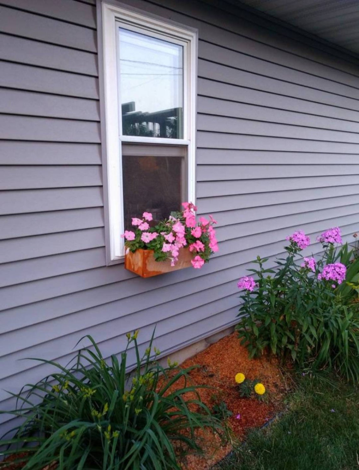 CEDAR Window or Fence Flower Box, Rectangular, Hardware Included - Etsy