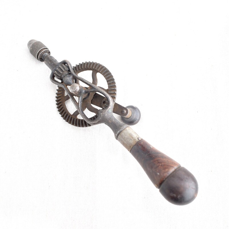 Antique Hand Drill - Etsy