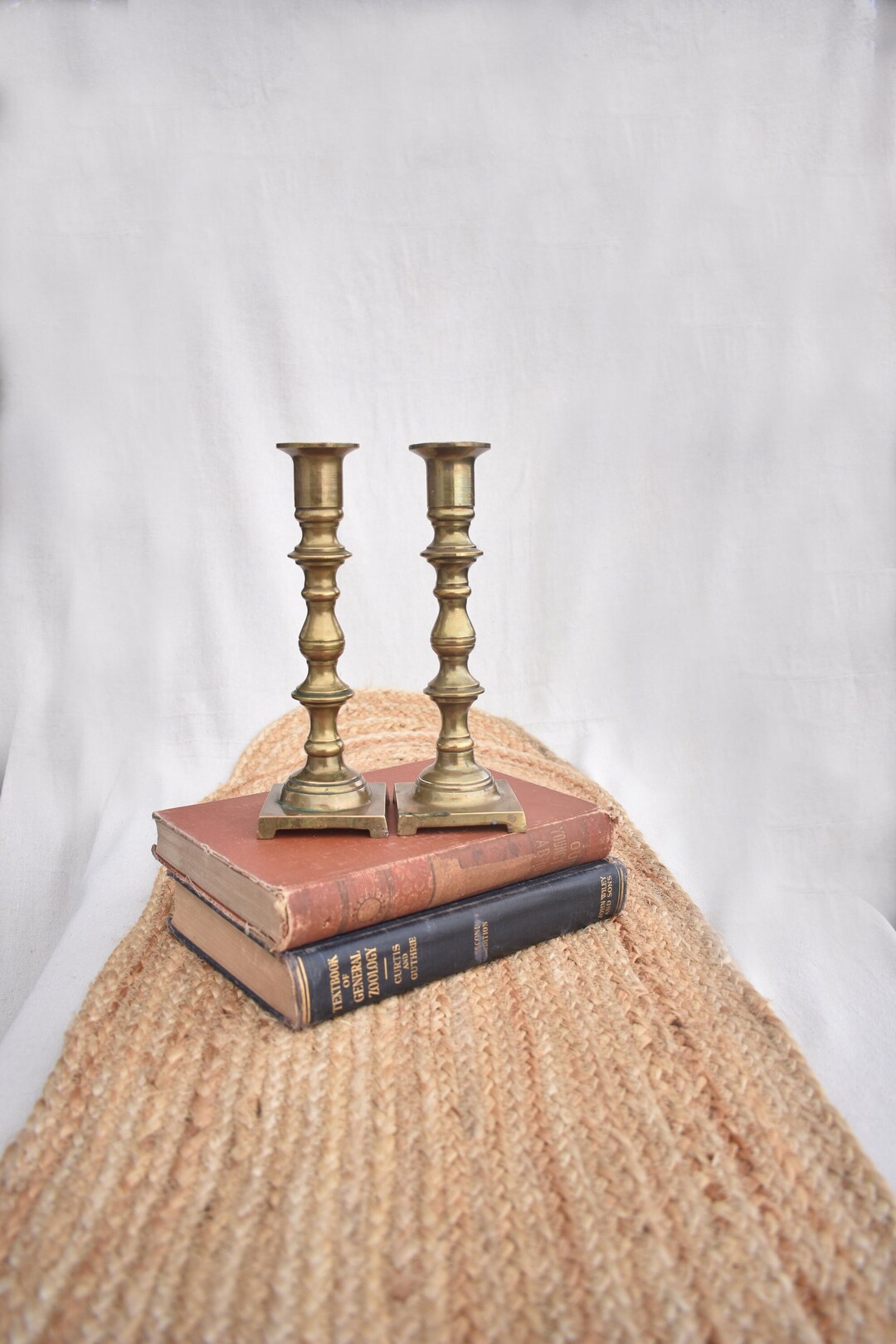 Vintage Brass Candle Holders Antique Brass Candle Holders Vintage Brass ...