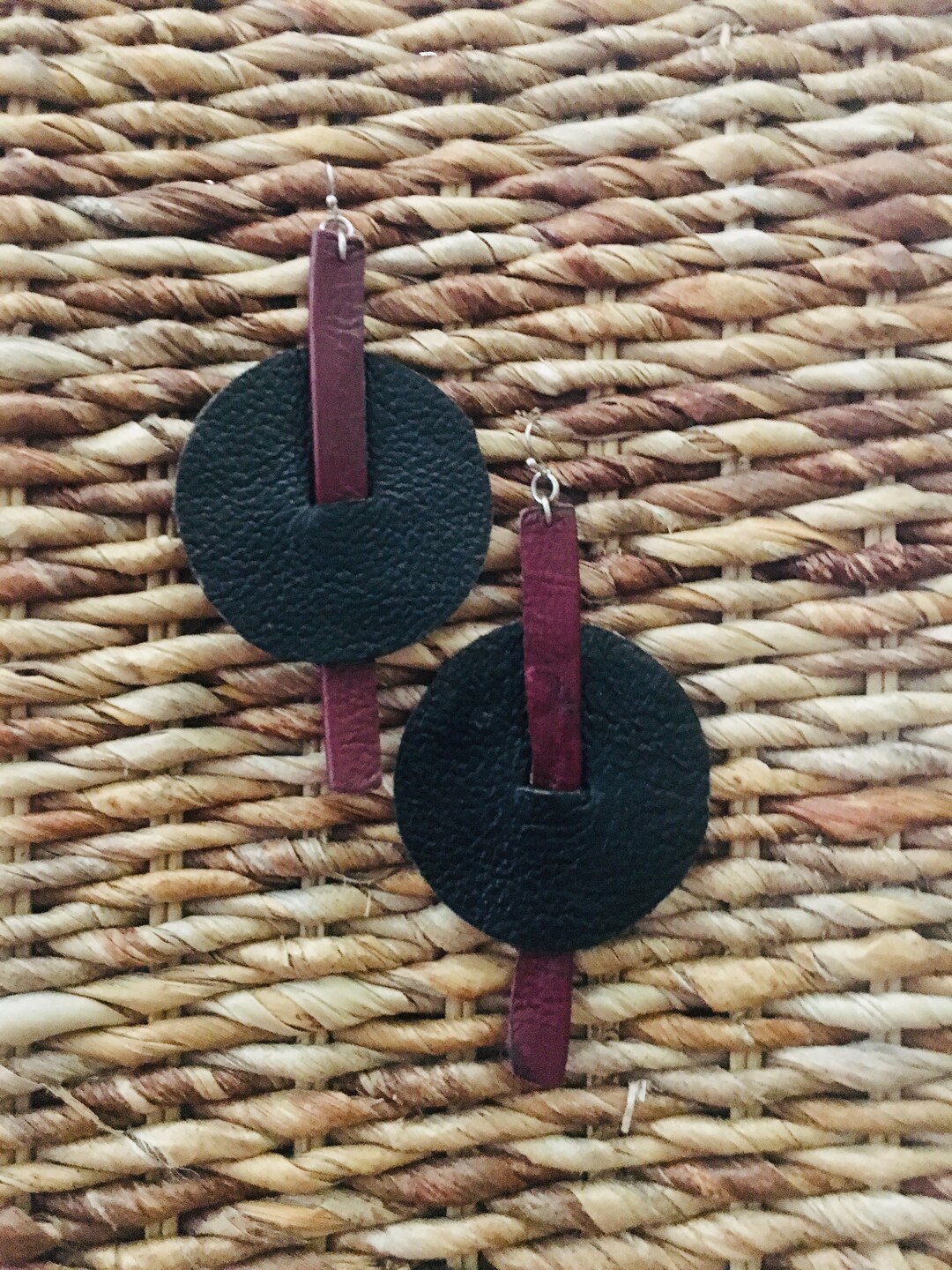 Handmade, Unique Leather Earrings - Etsy