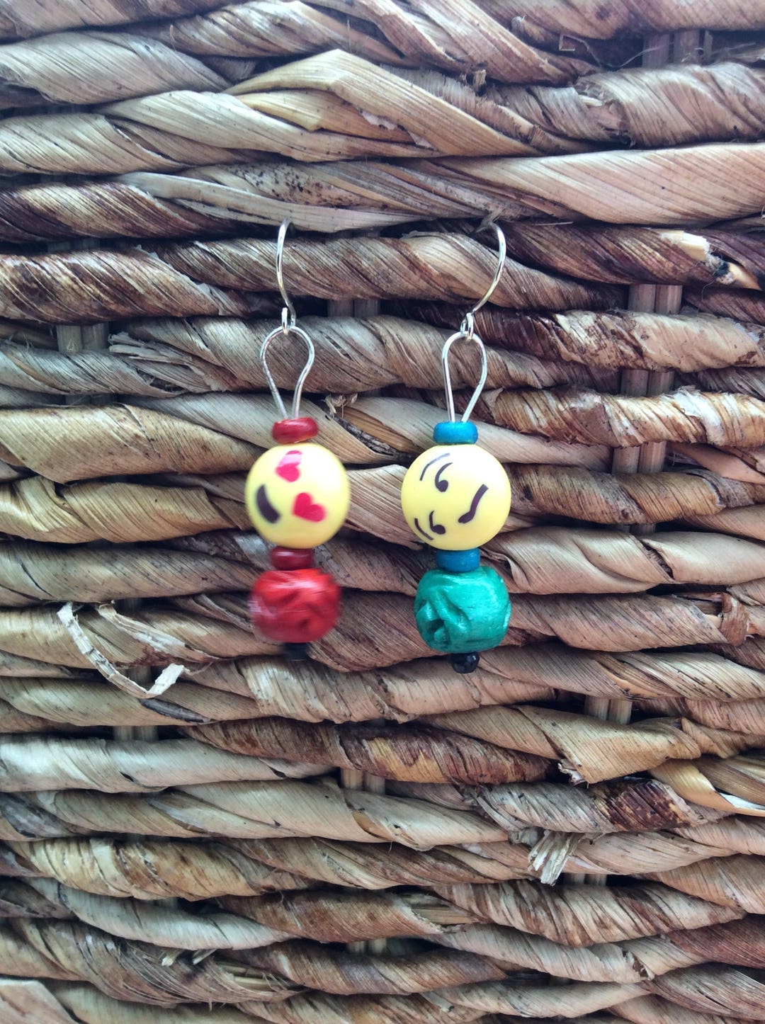 Unique Fun Adorable Emoji Drop Earrings - Etsy