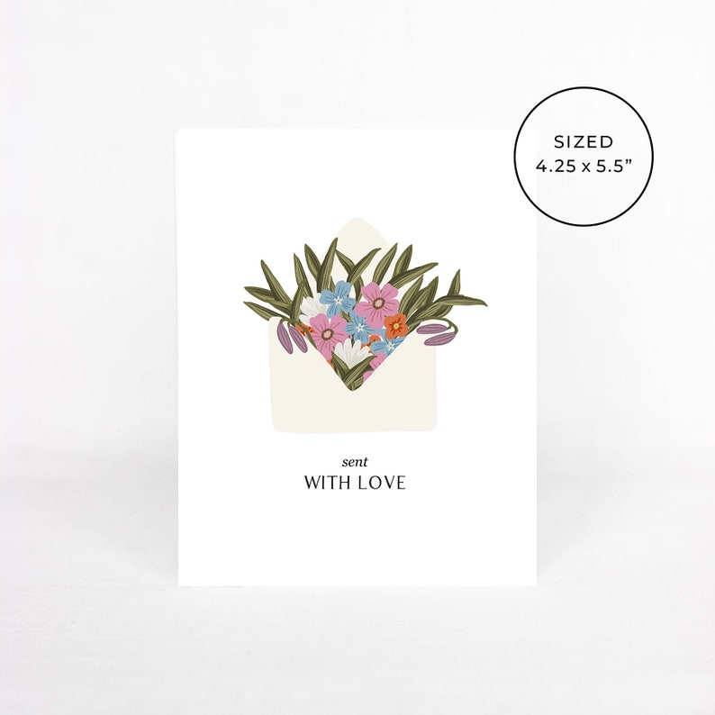 Spring Bouquet Card Collection, Friendship Cards, Floral Greeting Cards ...