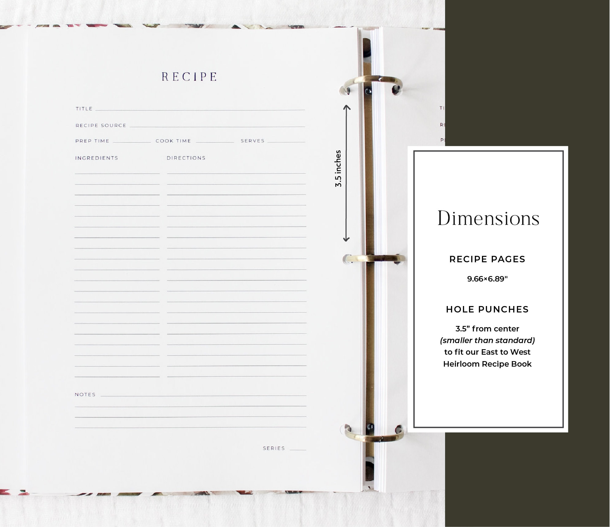 Extra Recipe Pages 40 Recipes 20 Double-sided Recipe Pages - Etsy