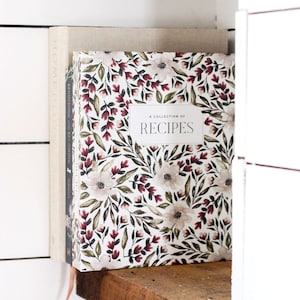 Extra Recipe Pages 40 Recipes | 20 Double-sided Recipe Pages, 3 Hole ...