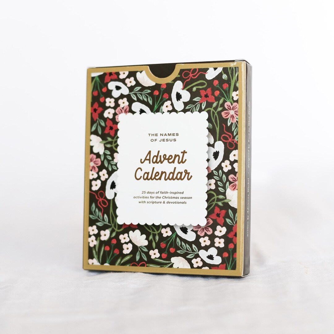 Christian Advent Calendar Card Deck, Names of Jesus Advent Cards, for ...