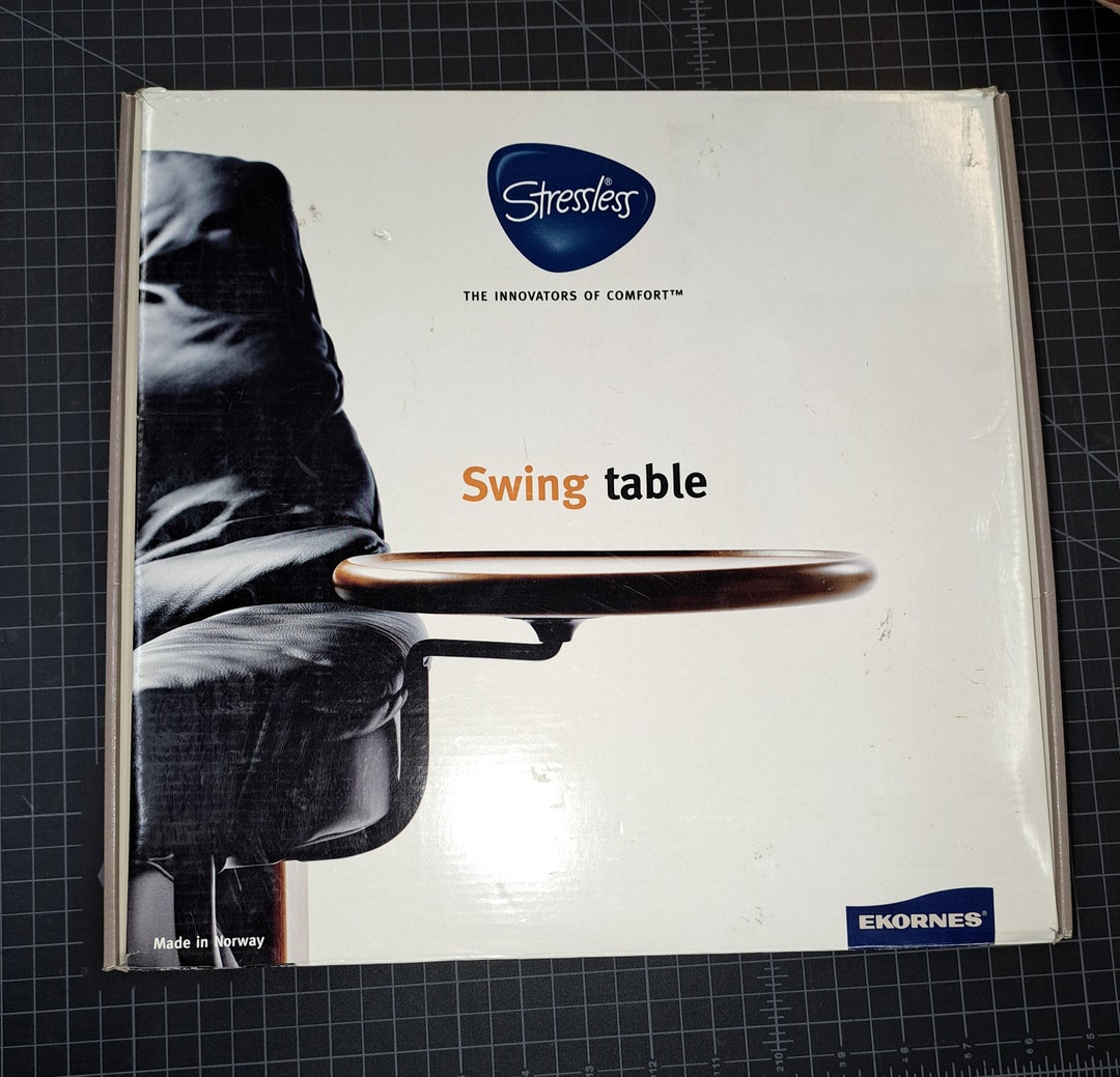 Ekornes Stressless Swing Table, Black. FREE Shipping - Etsy