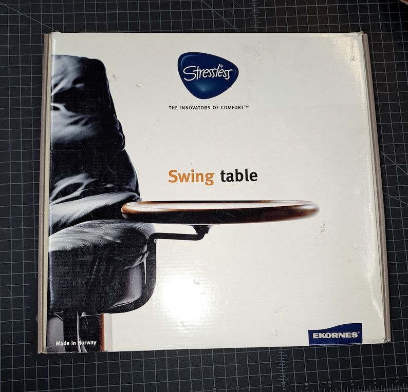 Ekornes Stressless Swing Table, Black. FREE Shipping - Etsy