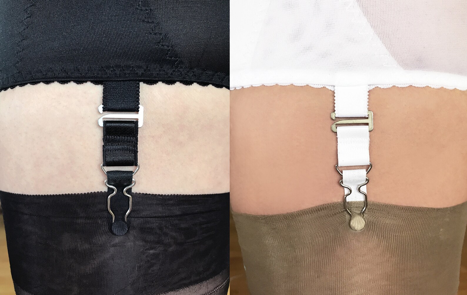Premier Lingerie 4 Pack of Fixed Suspender / Garter Hooks for Stockings ...