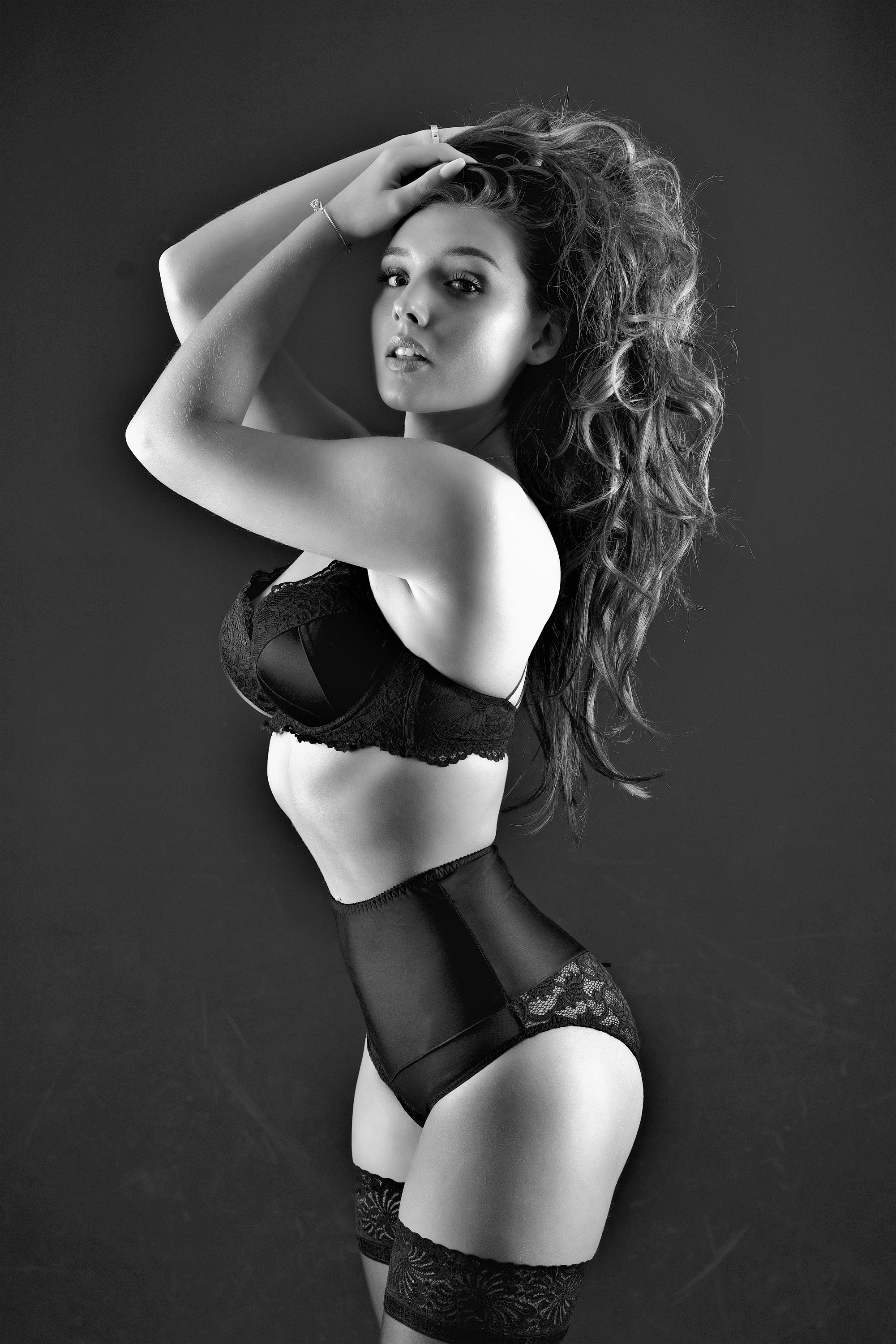 Premier Lingerie delight High Waist Powermesh Lace Etsy