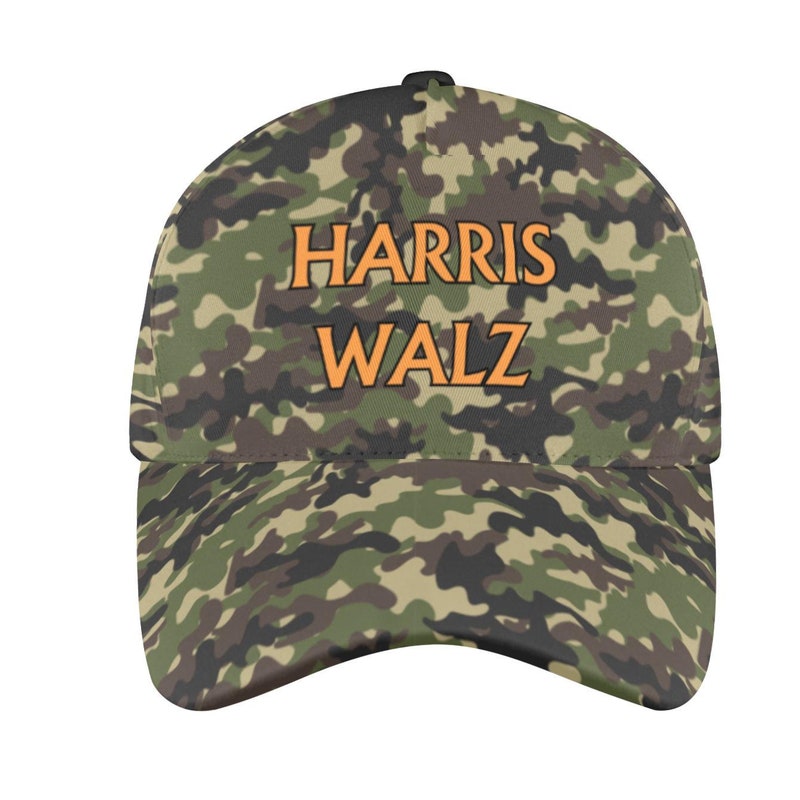 Camo Hat Harris Walz - Etsy