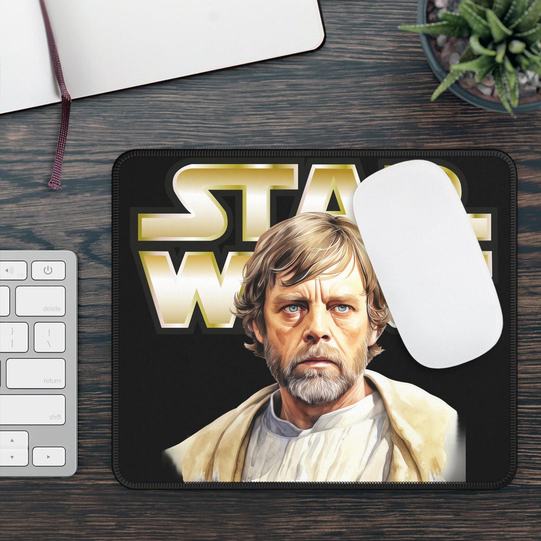 Star Wars Luke Skywalker Gaming Mouse Pad, Sci-fi Video Game Desk Decor ...