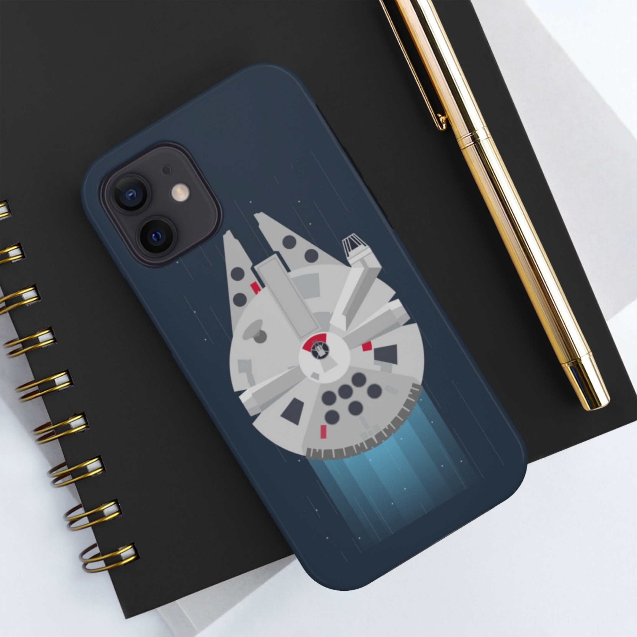 Star Wars Millennium Falcon Tough Iphone Case Star Wars Case - Etsy