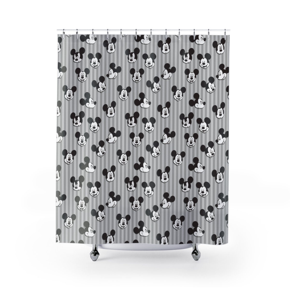 Disney Classic Mickey Mouse Faces Shower Curtain Mickey - Etsy