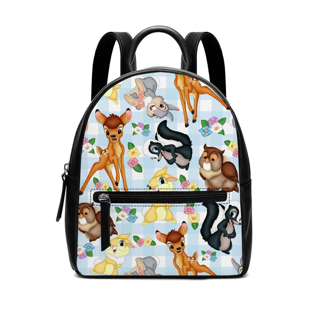 Disney Bambi Vegan Leather Mini Backpack, Thumper Bag, Disney Backpack ...